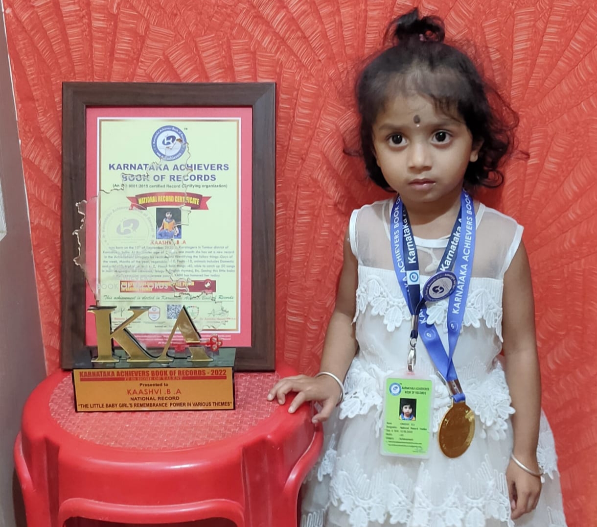 Kaashvi.B.A - the Little baby girl's remembrance power